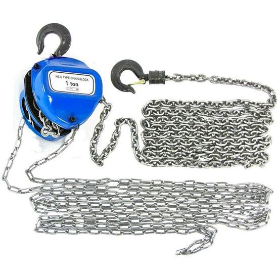 Industrie Palan à chaîne 1t 1000 kg Palan à Chaîne Professionnel Palan ...