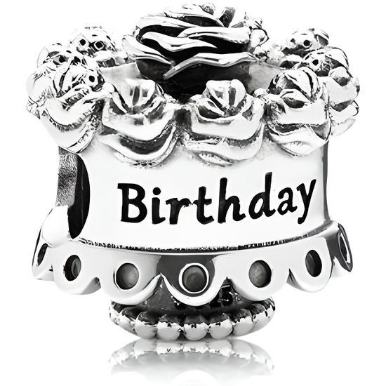 Charm Happy birthday PANDORA 791289 - Achat / Vente charm's Charm Happy ...