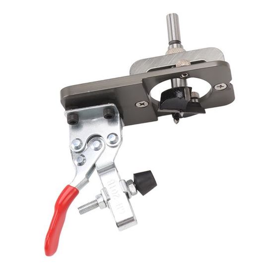 Kit de gabarit d'alésage de charnière dissimulée - VBESTLIFE - Réglable et durable - Blanc ...