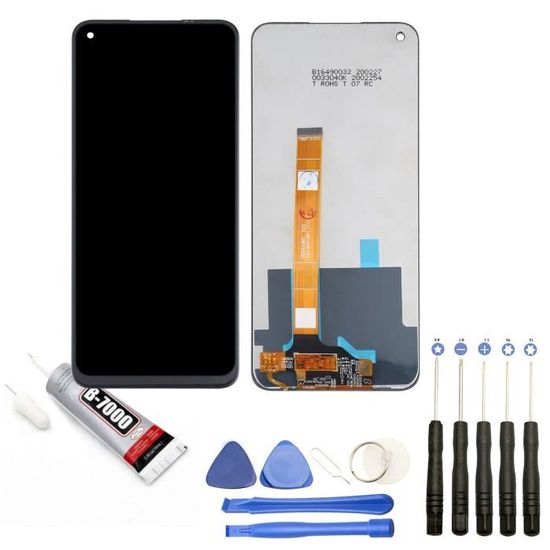Ecran complet: vitre tactile + écran LCD compatible avec Oppo A54 5G 6.5" violet CPH2195 + Kit ...