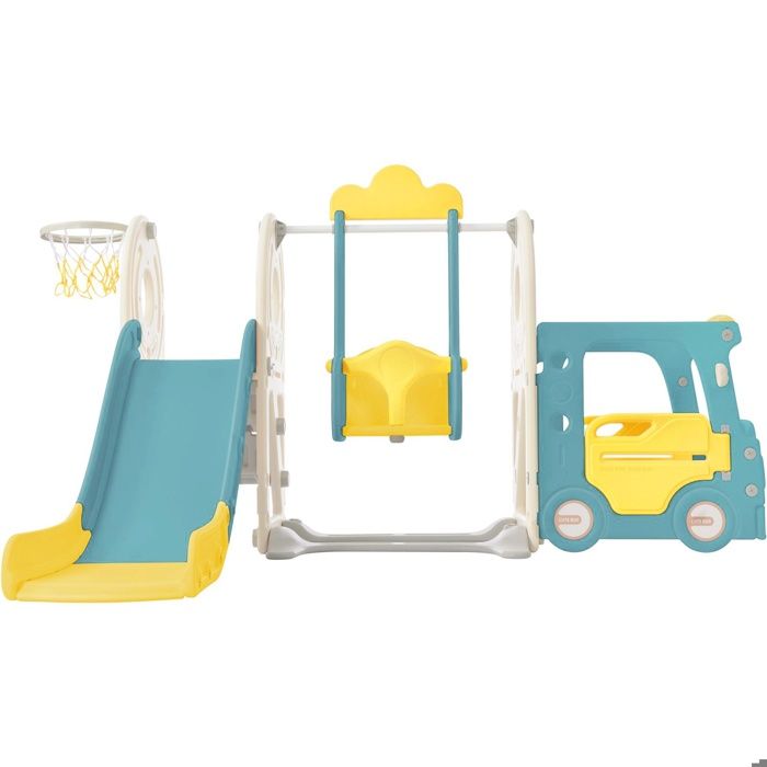 Toboggan d'enfants avec bus, balançoire, toboggan etc. pour enfant plus ...