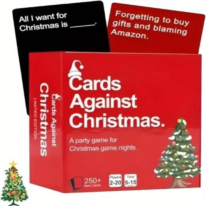 Cartes Contre Noël - Jeu De Société Pour Adultes, Idéal Pour Les Fêtes ...