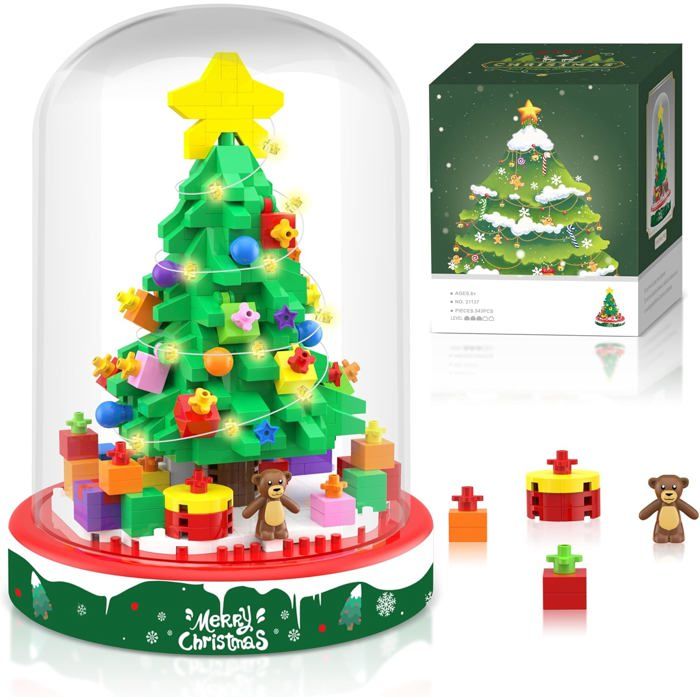 Jeu de construction de sapin de Noël (543 pièces) - Sapin de table ...