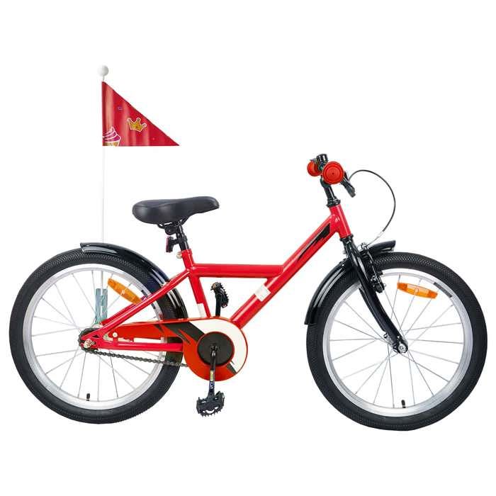 Vélo pour Enfants 18 Pouces pour les 5-7 ans - vidaXL - acier - rouge ...