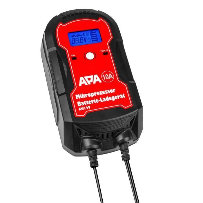 Apa - Chargeur De Batterie 6v &12v 10a - Cdiscount Auto