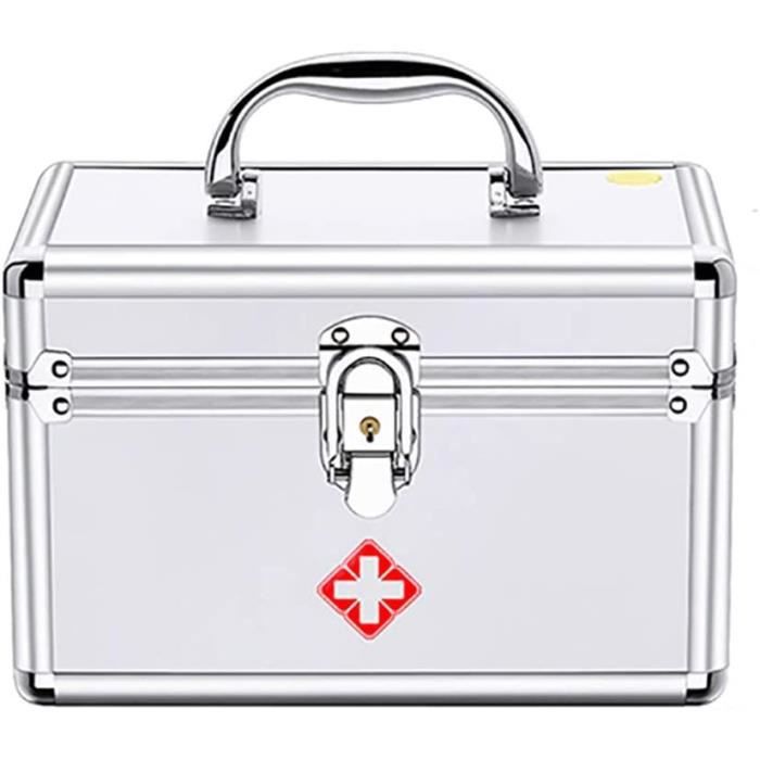 Boîte De Rangement Verrouillable De Médecine De Serrure De Sécurité De Trousse De Premiers Soins ...
