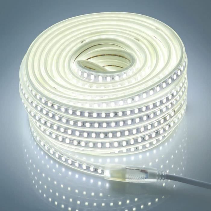 Bande Lumineuse A Led Ac 220V 230V Ip67 Etanche, Smd 5730 120Led - M ...
