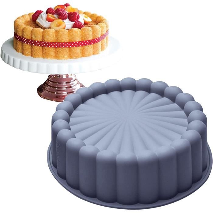 Moule À Gâteau Charlotte, Moule À Gâteau Rond Silicone Moules À Forme ...