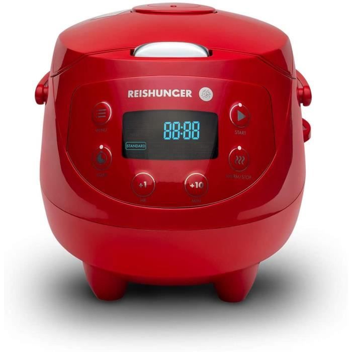 Reishunger Mini Auto Cuiseur a Riz Japonais et Cuiseur Vapeur Rouge ...