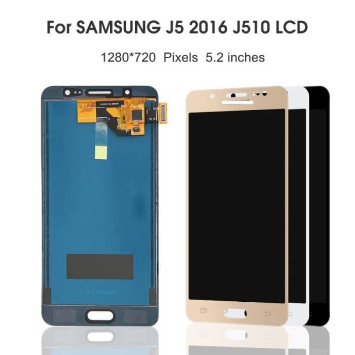 Ecran LCD Pour Samsung Galaxy J5 2016(J510) OR + 5.2" Mobilevie Vitre ...