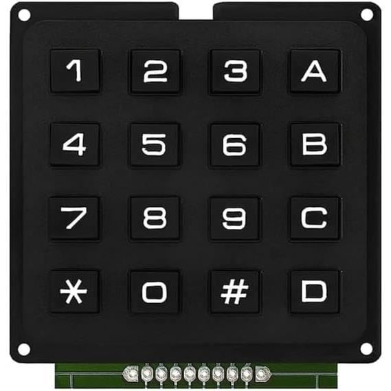 4X4 Matrices Bouton Clavier Clavier Modules De Tableau Abs Touches En ...