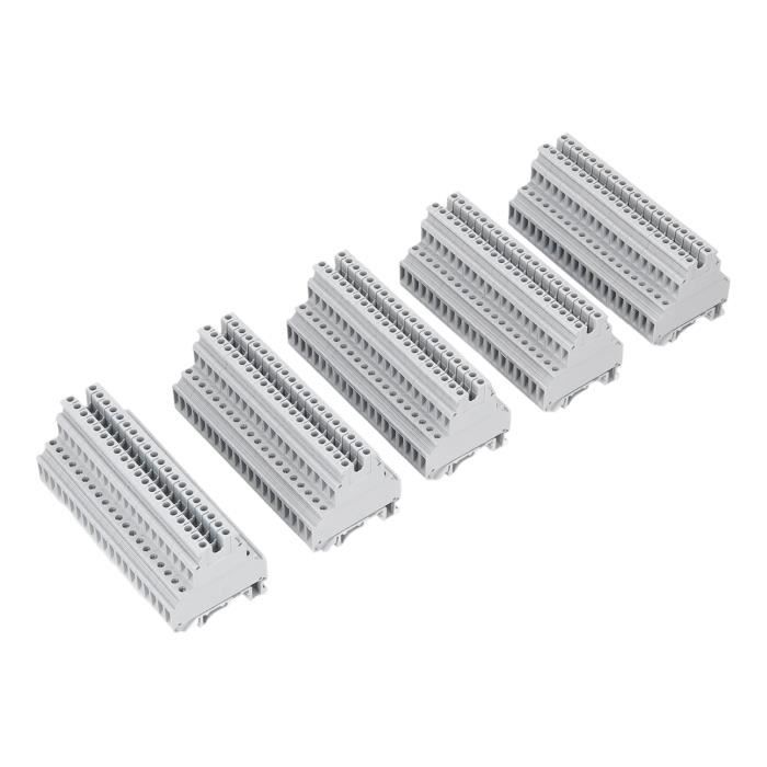 Cikonielf kit de bornier électrique 100 pièces bornier à montage sur ...