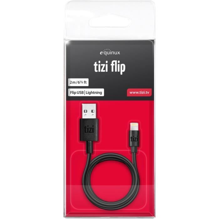 Equinux Tizi Flip 2 mètre - Flip USB pour câble Lightning - Cdiscount ...