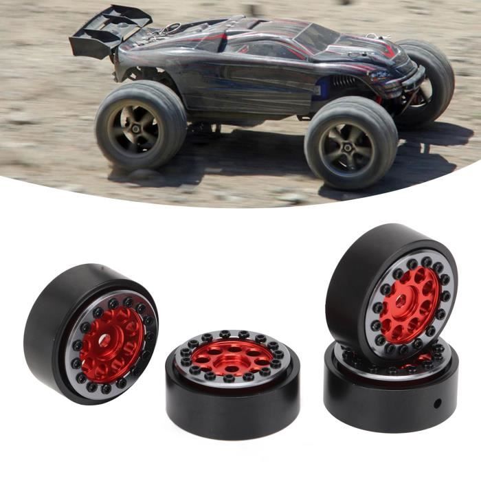 Jante de roue RC 4 pièces RC jante de roue professionnelle en alliage d'aluminium Simulation RC ...