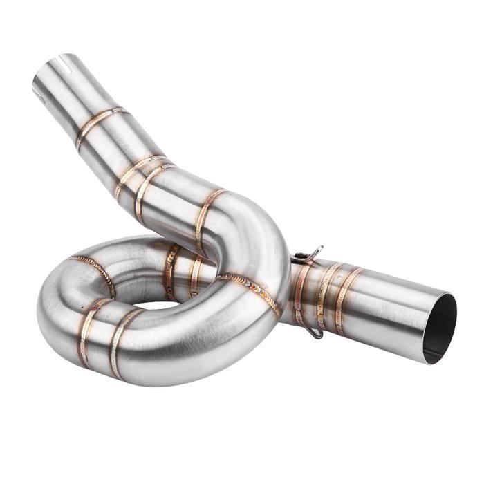 Garosa tuyau d'échappement de moto Lien de tuyau intermédiaire d ...