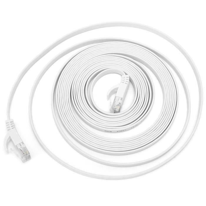 Cloud-cavalier réseau CAT6 Câble Ethernet CAT6 Gigabit 8 cœurs à paires ...