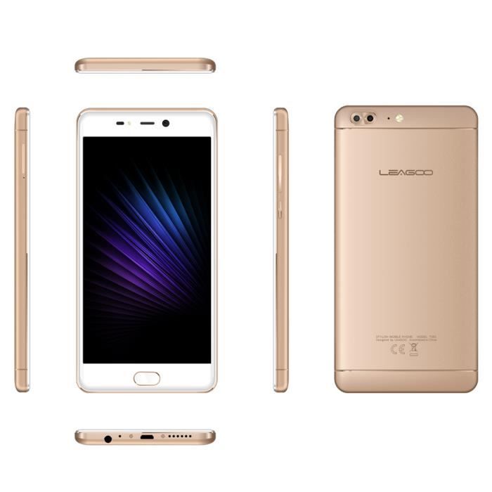 Leagoo T5 Smartphone 5,5" 4Go+64Go Téléphone Mobile Octa Core Caméra ...