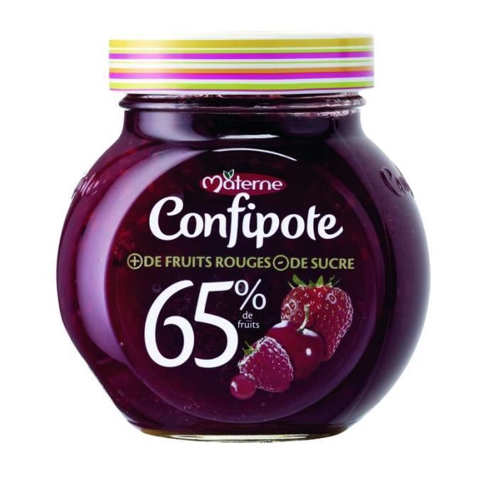 MATERNE Confipote Fruits rouges 65% de fruits 350g - Cdiscount