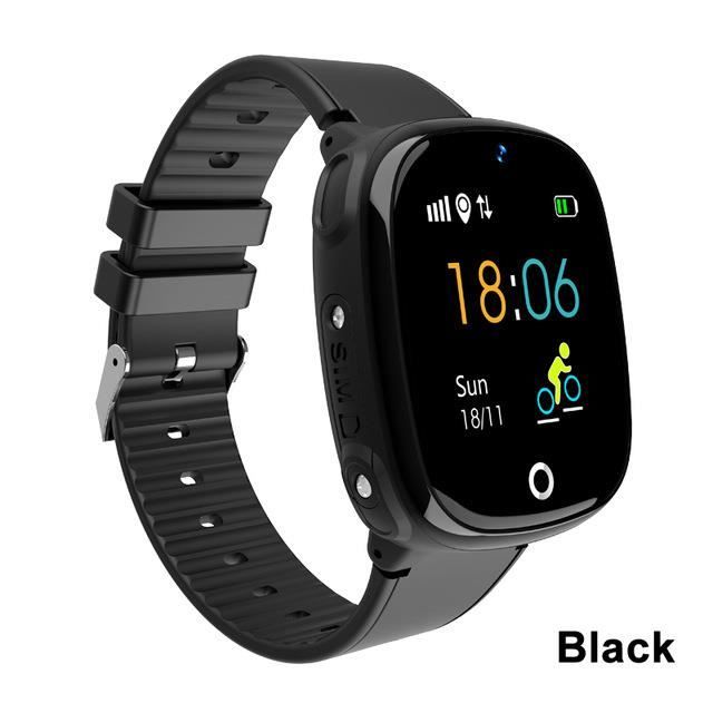 RUMOCOVO® Montre connectée HW11 pour enfants, GPS LBS, Position SOS, étanchéité IP67, podomètre ...