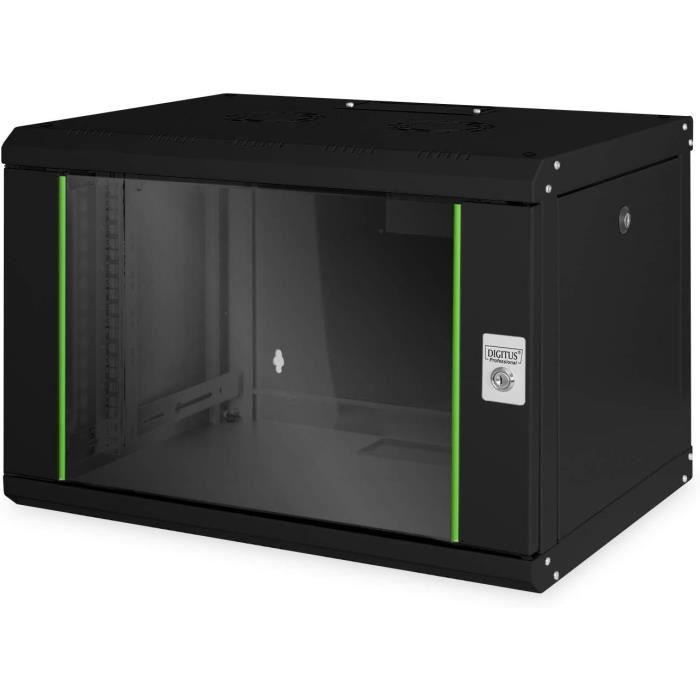 Armoire Réseau – Rack 19 Pouces – 7U – Montage Mural – Profondeur 450 ...