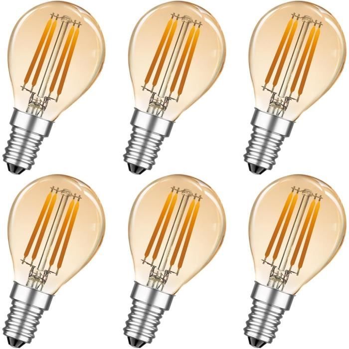 MZYOYO Ampoule LED 4W E14 à Intensité Variable,Ampoule Filament E14 Vintage,Ampoule 4W G45 2700K ...