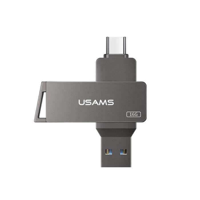 PERIPHERIQUES USB,16G--clé USB 3.0 OTG 3 en 1 type c +, support à ...