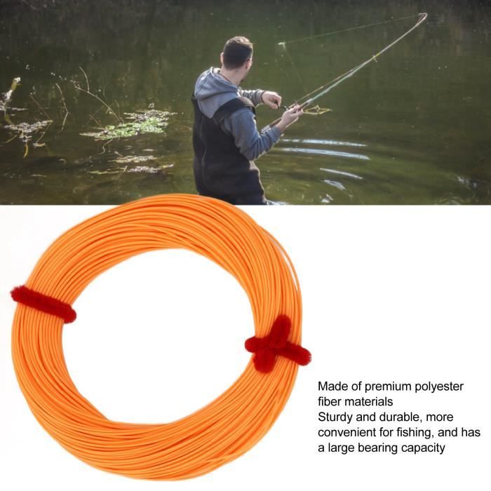 YAP Ligne de pêche à la mouche 30m à forte charge et revêtement high-tech Accessoire de pêche ...