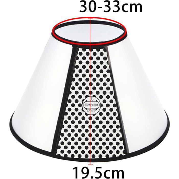 SUQ Collerette pour Chien, Anti-Morsure Cône Collerettes,Protection ...