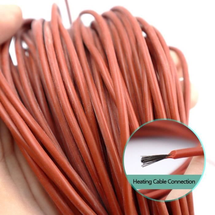 Câble chauffant infrarouge en fibre de carbone - 15m - Cdiscount Bricolage