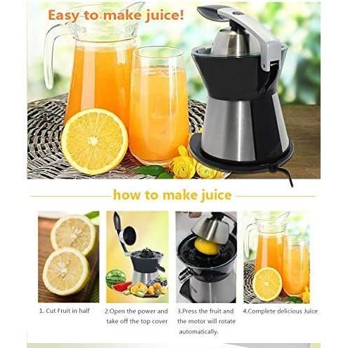 Machine À Jus De Citron Orange Pressée Électrique Domestique En Acier ...