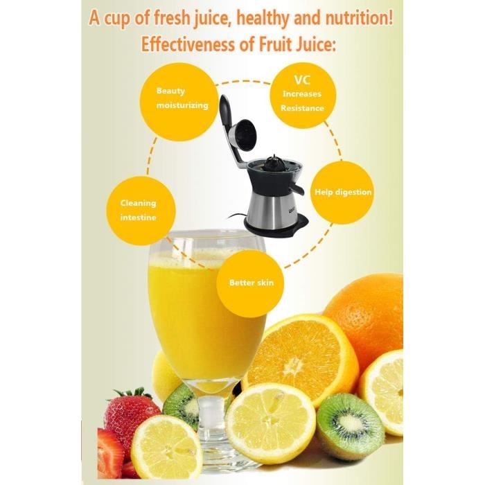 Machine À Jus De Citron Orange Pressée Électrique Domestique En Acier ...