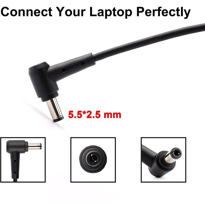 120W 19V 6.32A Ac Adaptateur Chargeur Compatible Pour Asus A15-120P1A ...