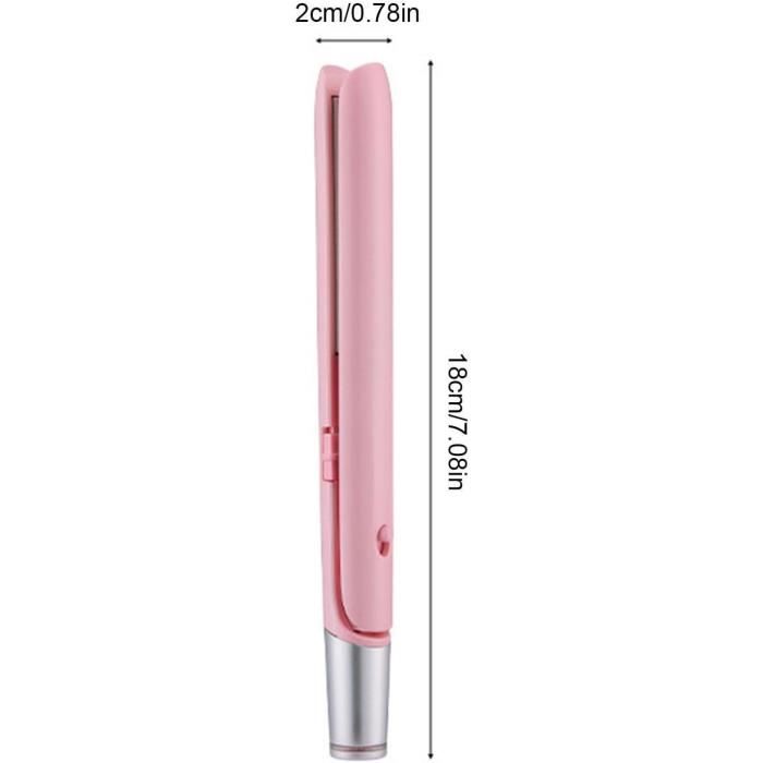 Pariszhuo Fer À Friser De Voyage, Bigoudi Sans Fil Rechargeable 2 En 1 ...