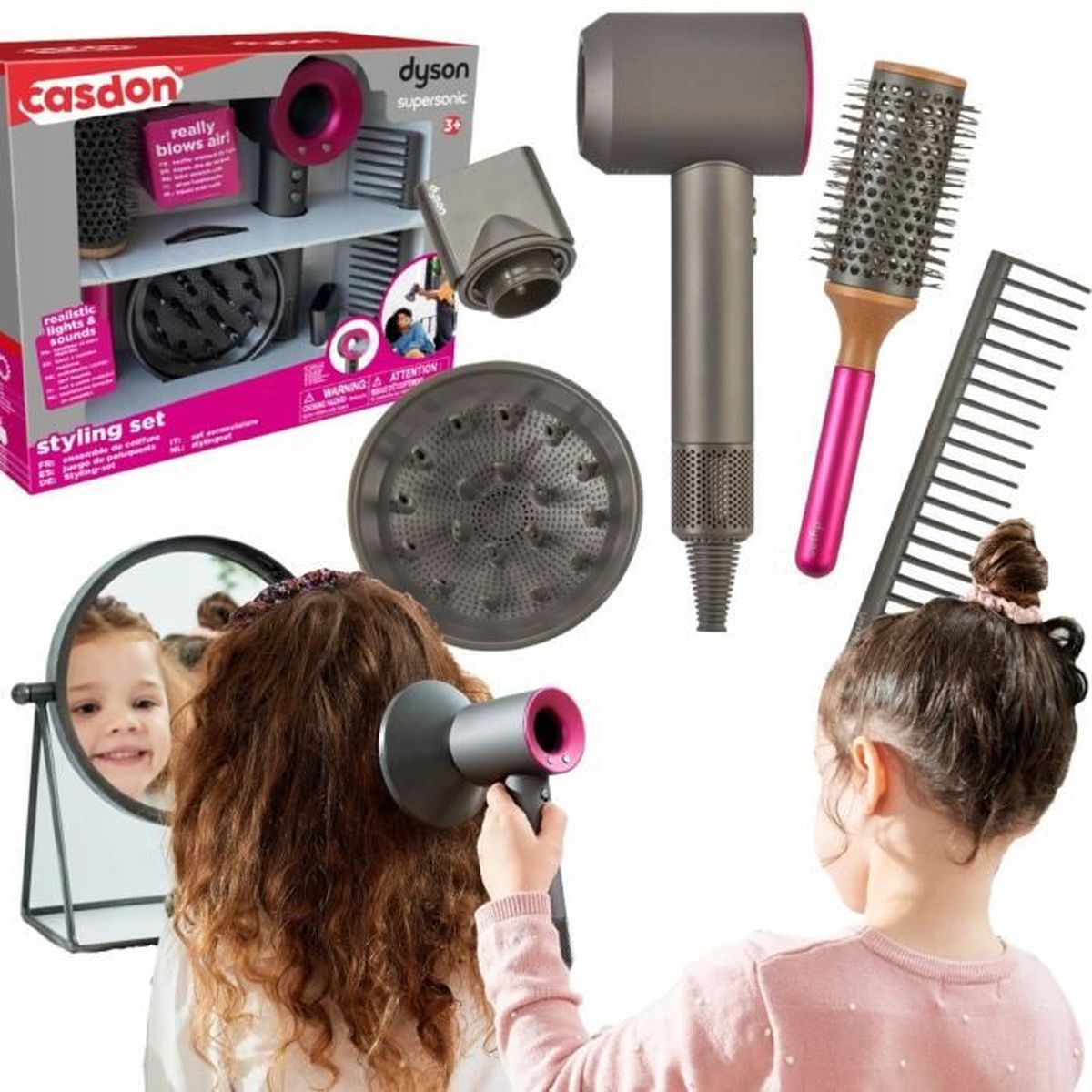 Dyson Supersonic 5 piece hair styling set with hair dryer - Cdiscount ...