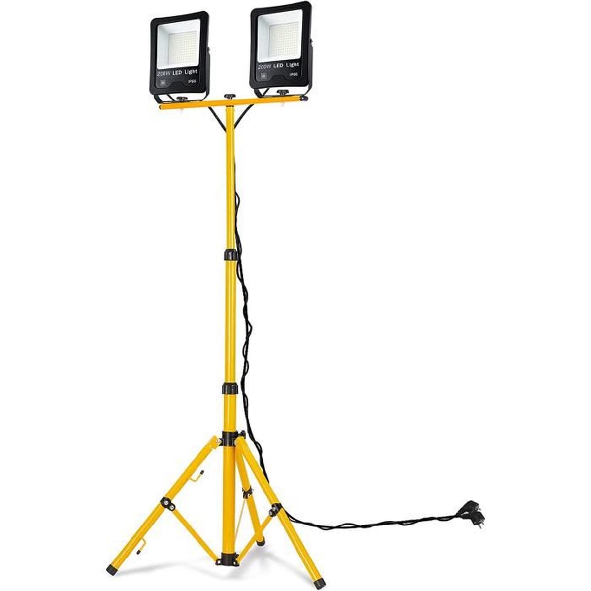 YRHOME 2x 200W LED Projecteur Projecteur avec fiche Projecteur ...