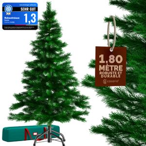 Casaria sapin de Noël artificiel 180 cm neige artificielle - Cdiscount