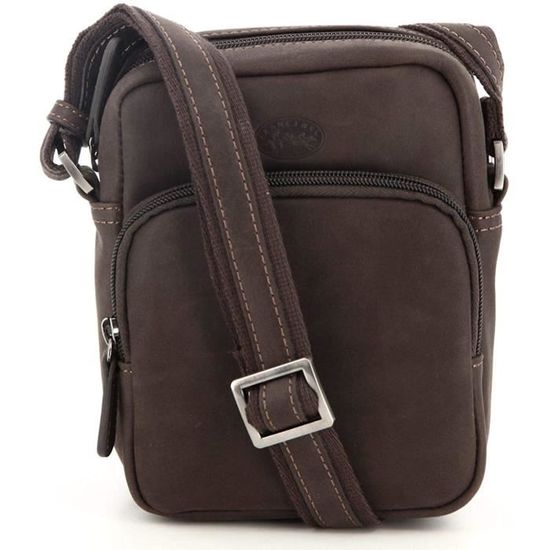 Paris - Sac Reporter - pour Homme - Collection Worker - Marron foncé ...
