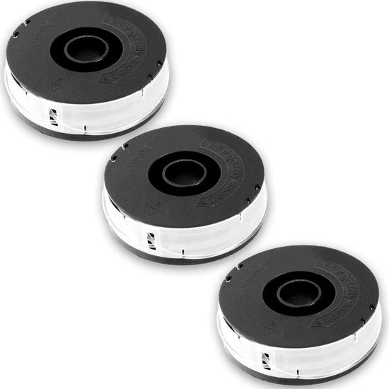 Lot de 3 bobines pour coupe-bordure - bobines de rechange FRT 450 A1, FRT 430/10, FRT 430, FRT ...