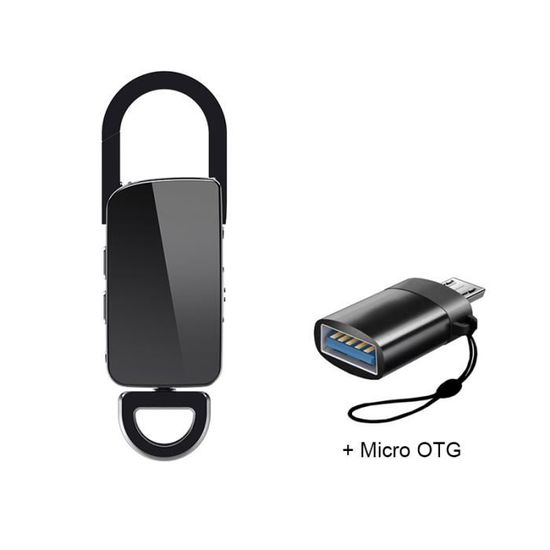 Avec micro OTG - 8G - Mini appareil'enregistrement numérique à commande ...