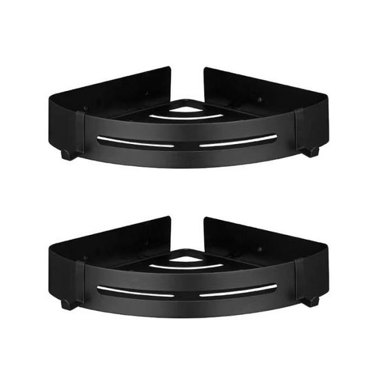 Porte Shampoing Douche Sans Percage 2 Pièces, Aluminium Support Gel ...