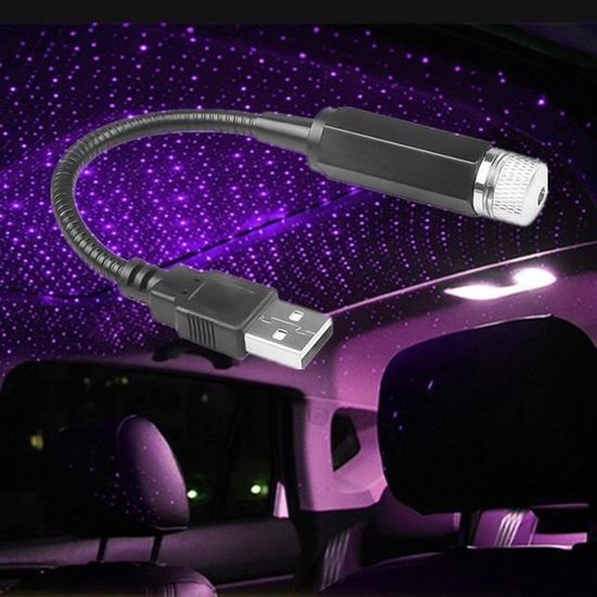 Effets de scène,Mini projecteur d'étoiles LED universel USB,néon,lampe ...