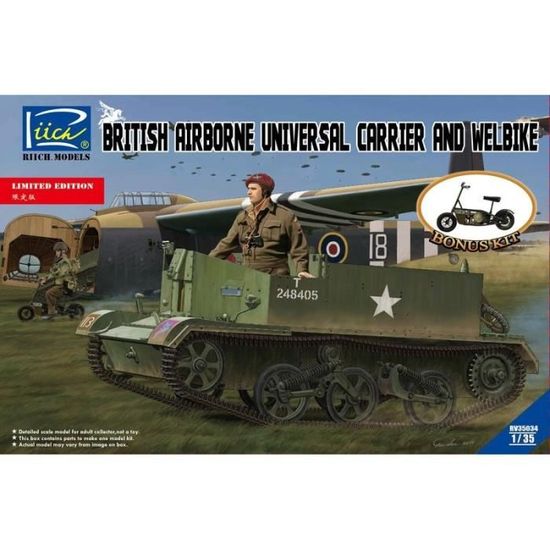 CRAZE Riich Models RV35034 1/35 British Airborne Universal Carrier Mk ...