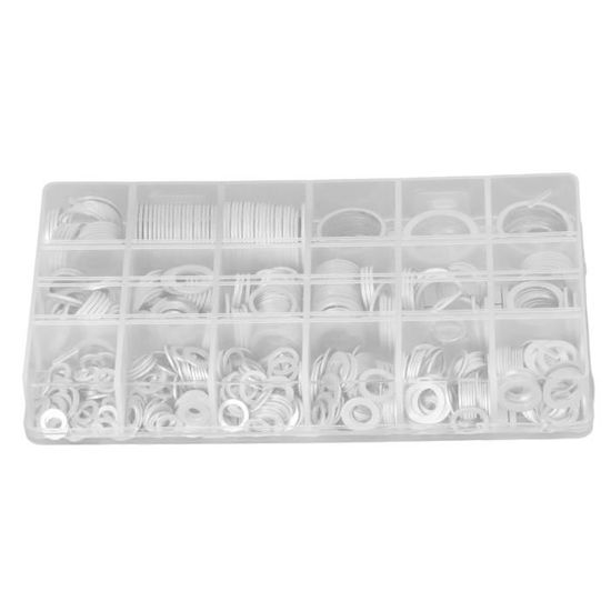 EJ.life Kit d'assortiment de rondelles toriques 540 pièces Kit de rondelle d'étanchéité ...