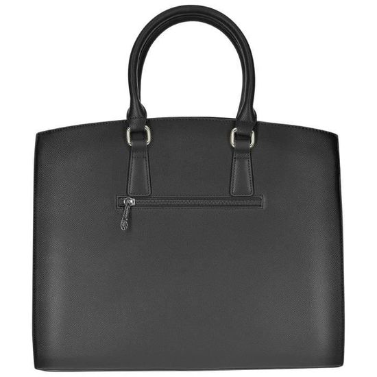 Sac à main Cabas - Gallantry - Noir - Similicuir Grainé - Fermeture ...