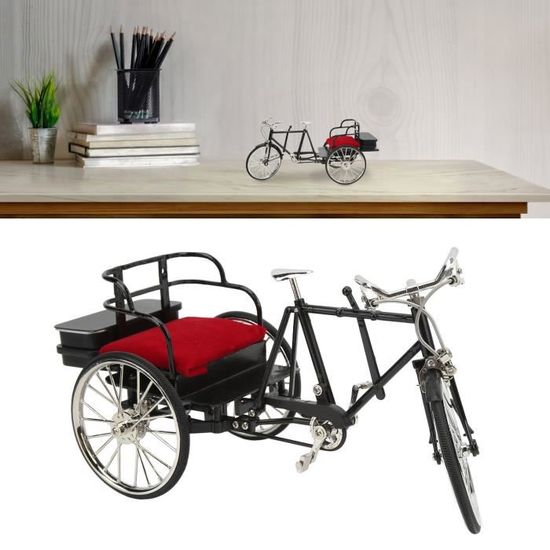 Modèle de pousse-pousse rétro Retro Cycle Rickshaw Modèle Beau ...