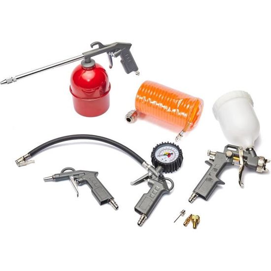 Kit d'outils pour compresseur d'air 8 pièces82 - Cdiscount Bricolage