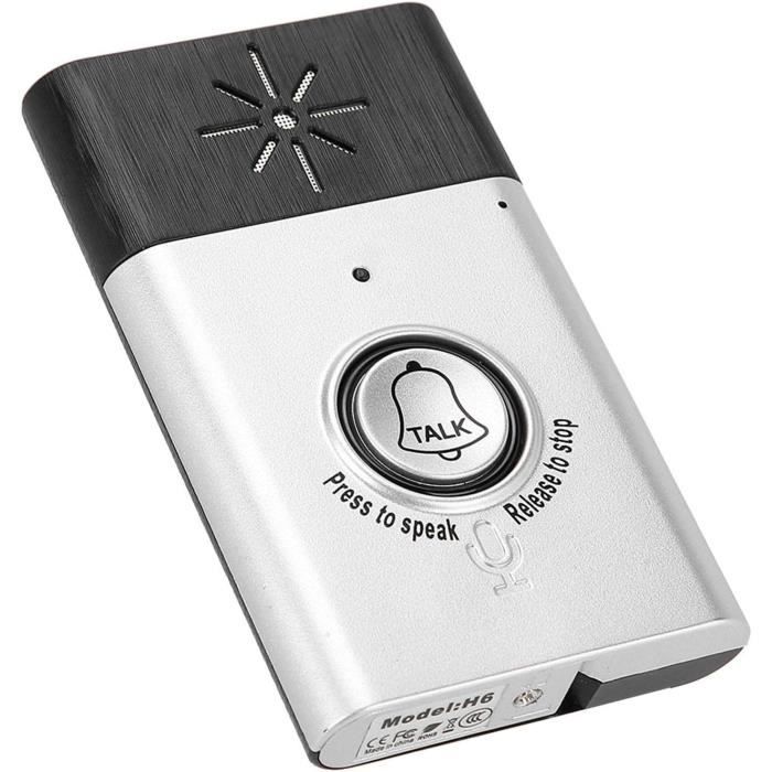 Sonnette De Porte - Mini Système D'Interphone Portatif De Sonnette D ...