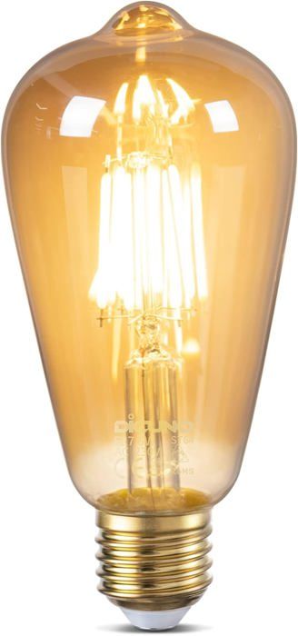 Ampoule Vintage E27 Ampoule edison LED dcorative Blanc chaud verre ambr 2700K Non dimmable Lampe ...
