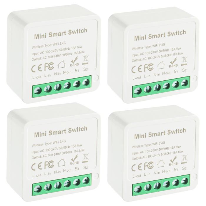 EPLZON 1 voies modules d'interrupteur intelligents, mini module relais ...