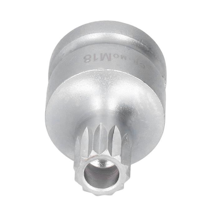 3/4in 20mm M18 Spline Bit Socket Triple Square Metal Sliver ...